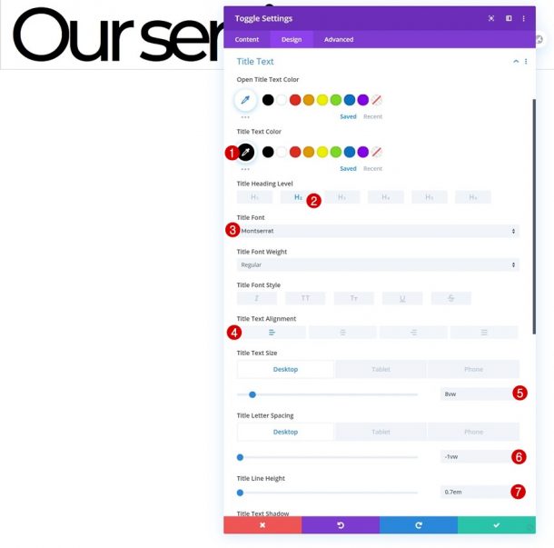 Structuring Your Page with Bold Fullwidth Toggle Modules Using Divi