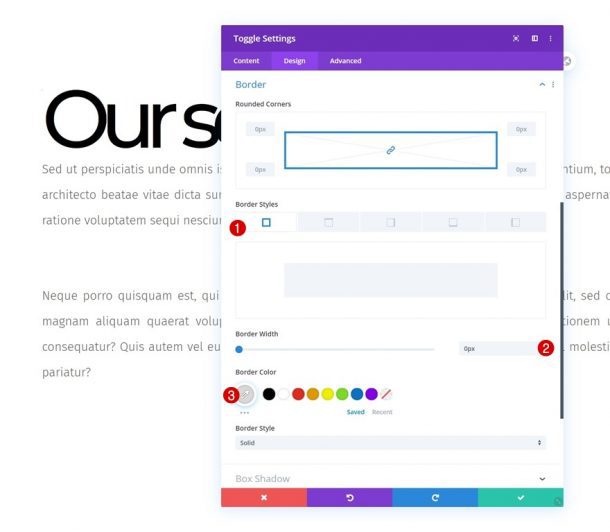 Structuring Your Page with Bold Fullwidth Toggle Modules Using Divi