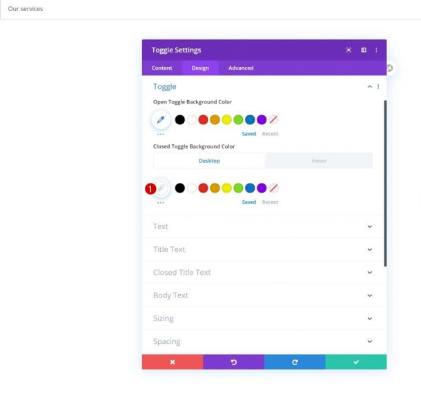 Structuring Your Page With Bold Fullwidth Toggle Modules Using Divi