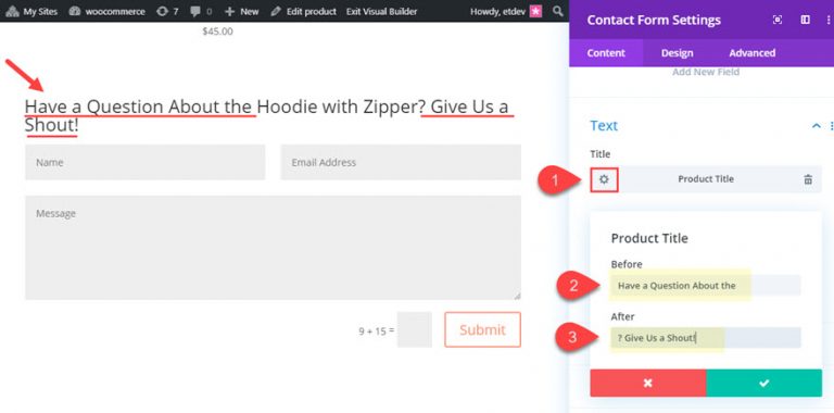 How to Customize a Divi Product Page with Inline Dynamic Content