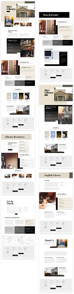 Get a FREE Library Layout Pack for Divi