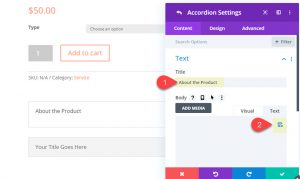 How to Use Dynamic Content to Create a WooCommerce Product Info Accordion in Divi