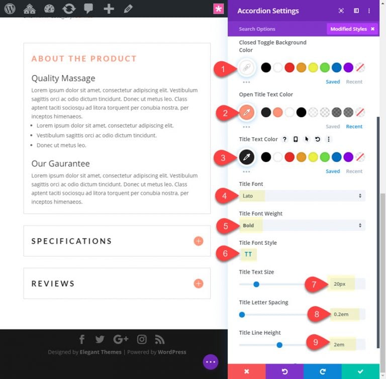 How to Use Dynamic Content to Create a WooCommerce Product Info Accordion in Divi