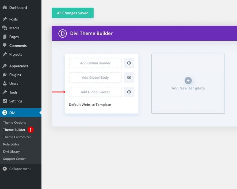 How to Create a Custom Footer with Divi's Theme Builder