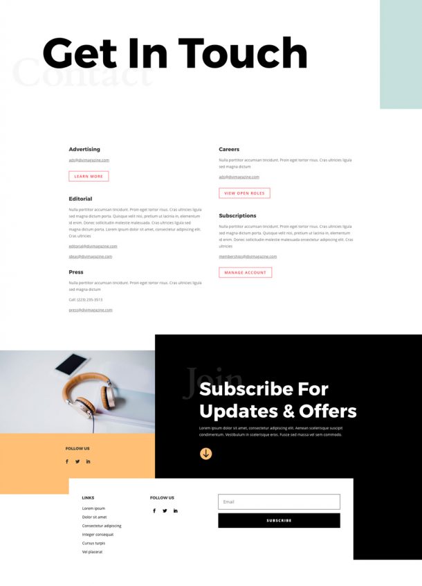 Get a FREE Magazine Layout Pack for Divi