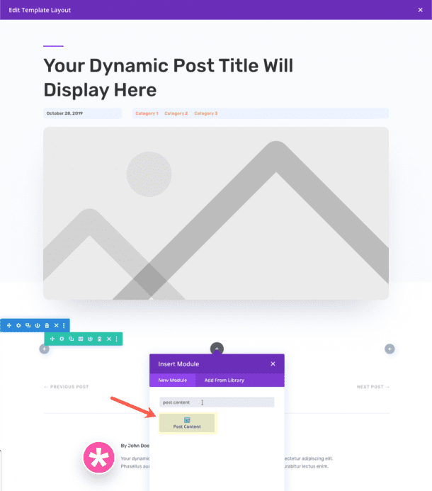 How to Use the Post Content Module in the Divi Theme Builder