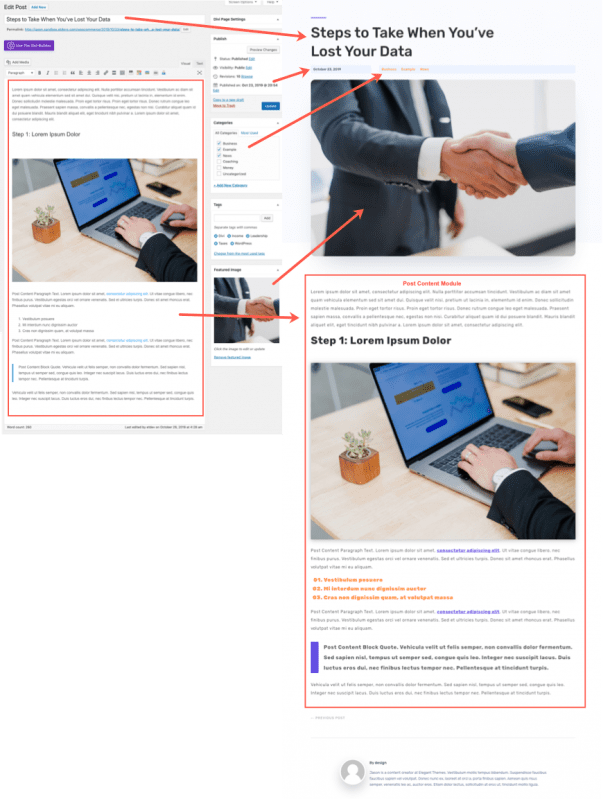 How to Use the Post Content Module in the Divi Theme Builder