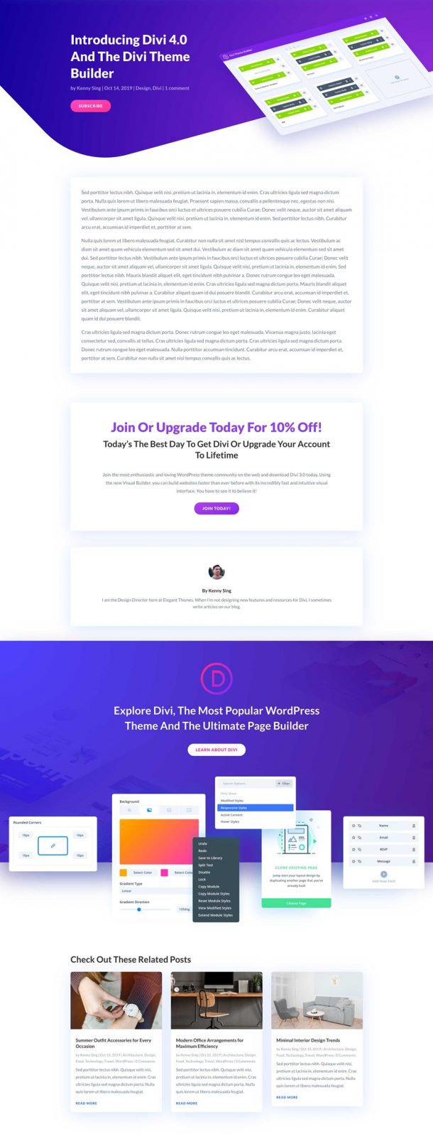 Download The Second FREE Theme Builder Pack For Divi