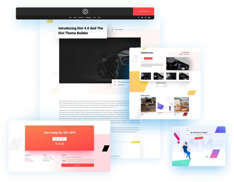 Download the Fourth FREE Theme Builder Pack for Divi