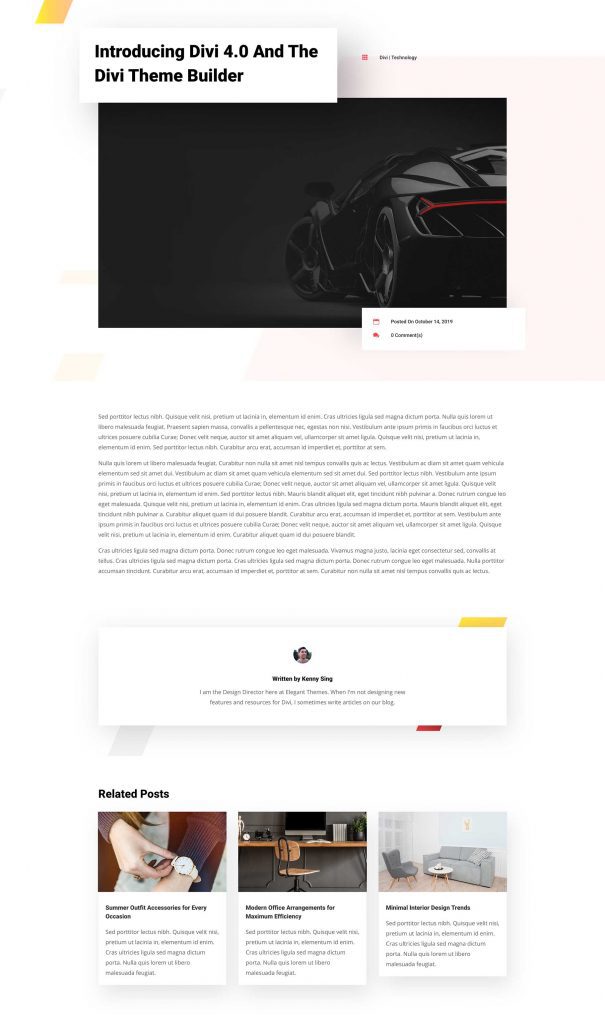 Download the Fourth FREE Theme Builder Pack for Divi