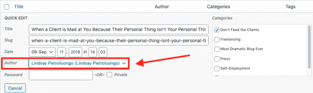 How to Easily Change the Author in WordPress