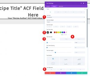 How to Create a Recipe Card Template with the Divi Theme Builder