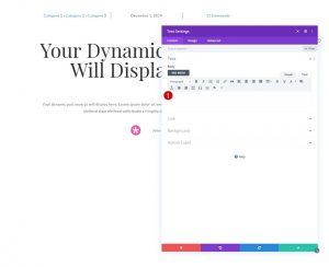 How to Dynamically Create a Simple UX-Friendly Blog Post Template with Divi