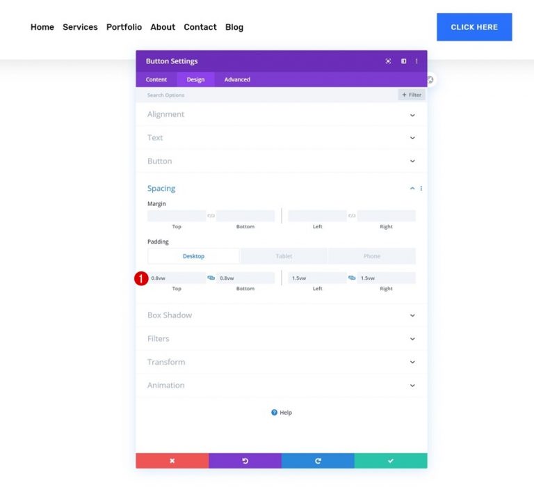 How To Shrink Your Global Headers Size When Scrolling With Divis Theme Builder