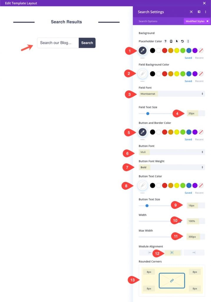 How to Create a Search Results Page Template in Divi