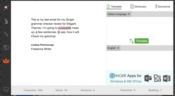 A Guide to Ginger Grammar for Bloggers