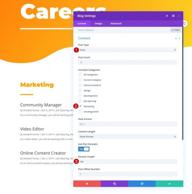 How to Create a Dynamic Careers Job Listing Section with Divi's Blog Module