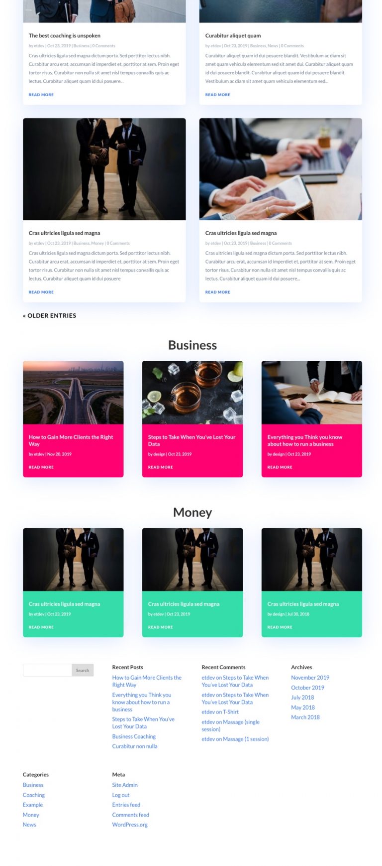 5 Tips for Organizing Blog Page Content in Divi