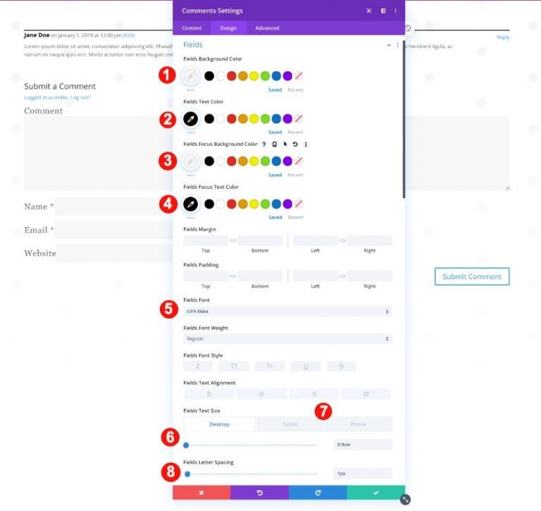 How to Style Divi's Comments Module Inside a Blog Post Template