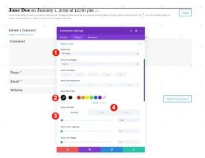 How to Style Divi's Comments Module Inside a Blog Post Template