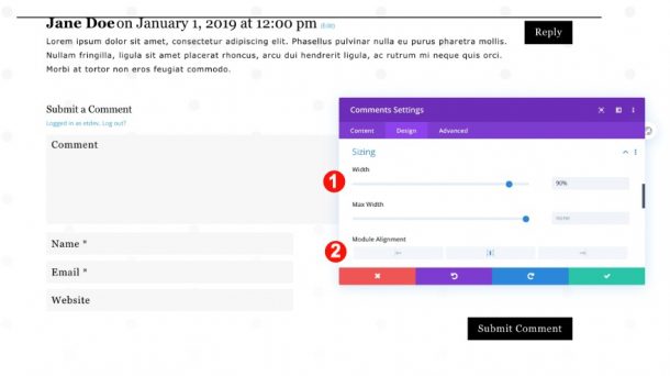 How to Style Divi's Comments Module Inside a Blog Post Template