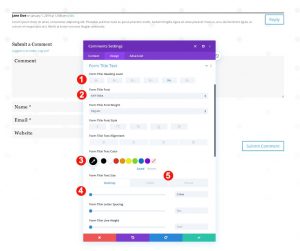 How to Style Divi's Comments Module Inside a Blog Post Template