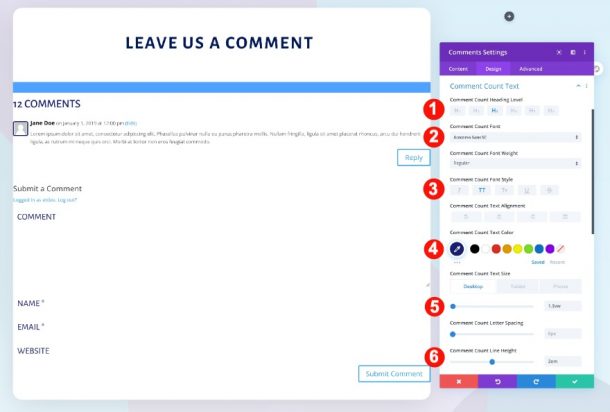 How To Style Divis Comments Module Inside A Blog Post Template Elegant Themes Blog