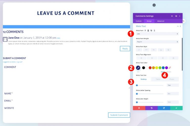 How to Style Divi’s Comments Module Inside a Blog Post Template ...