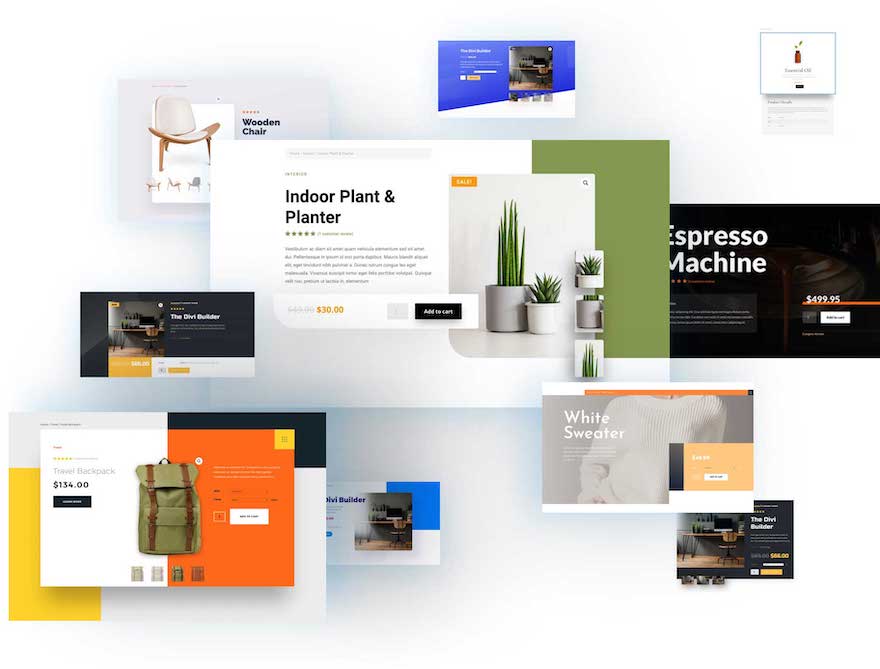 Exclusive Divi Cyber Monday Gift #4: WooCommerce Product Layout Pack ...