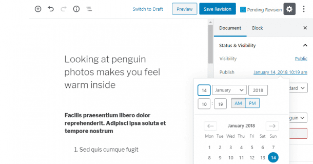 How to Schedule Blog Post Revisions in WordPress