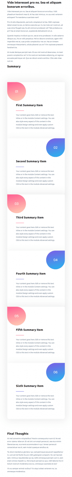How to Include a Summary Box Divi Layout Block in Your Gutenberg Post ...