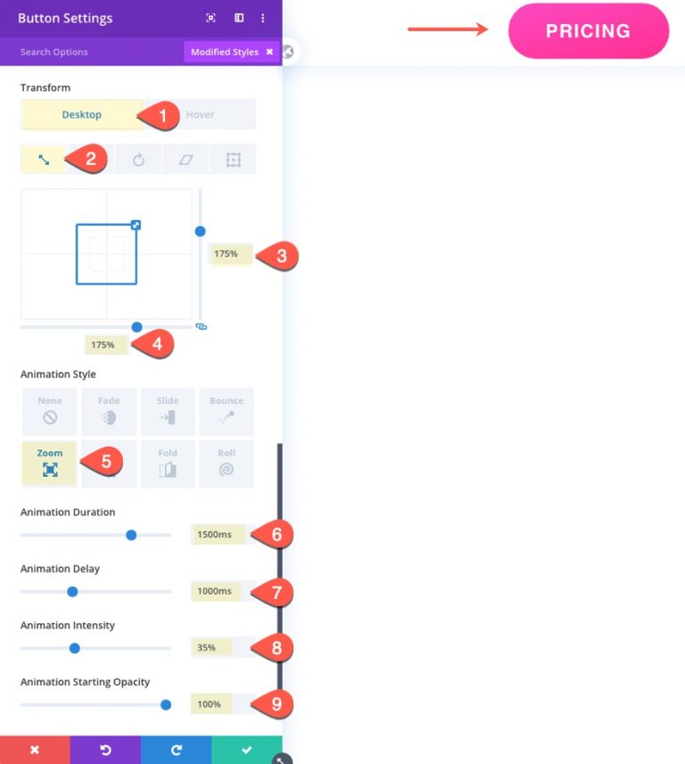 8 Delayed Button Animations for your Custom Divi Header CTA