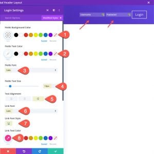 How to Design an Inline Login Form for a Custom Global Header in Divi