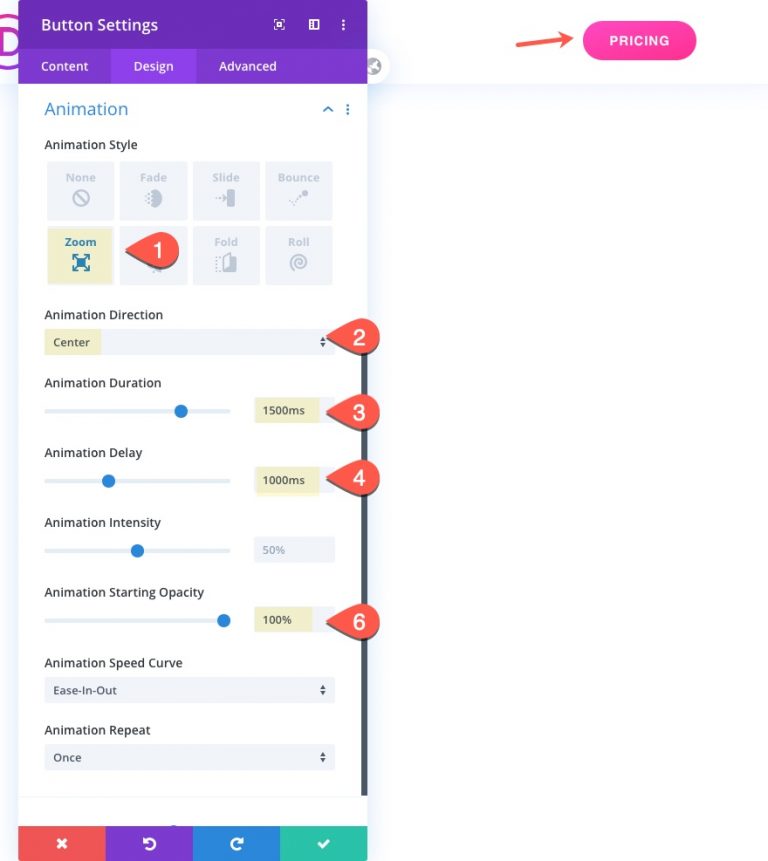 8 Delayed Button Animations for your Custom Divi Header CTA