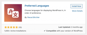 How to Set a Preferred Language on WordPress Websites