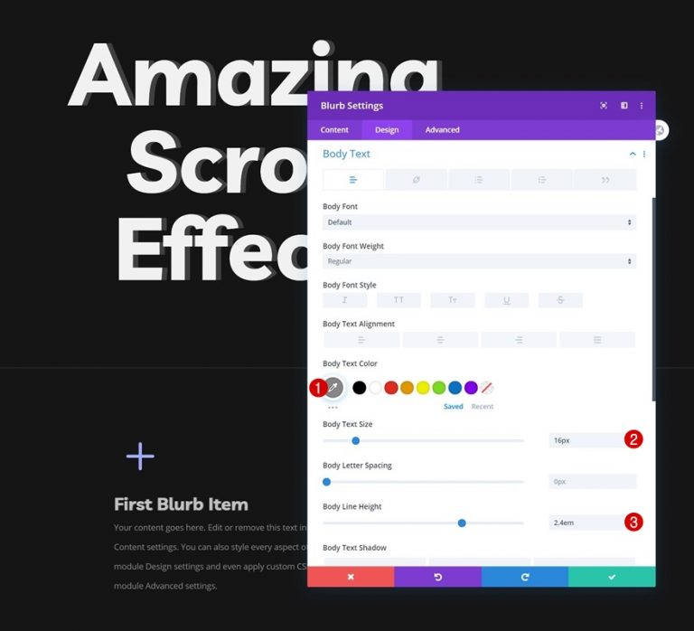 How to Synchronize Expanding Copy on Scroll with Divi