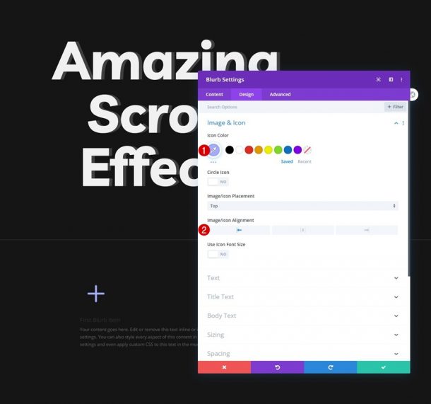 How to Synchronize Expanding Copy on Scroll with Divi