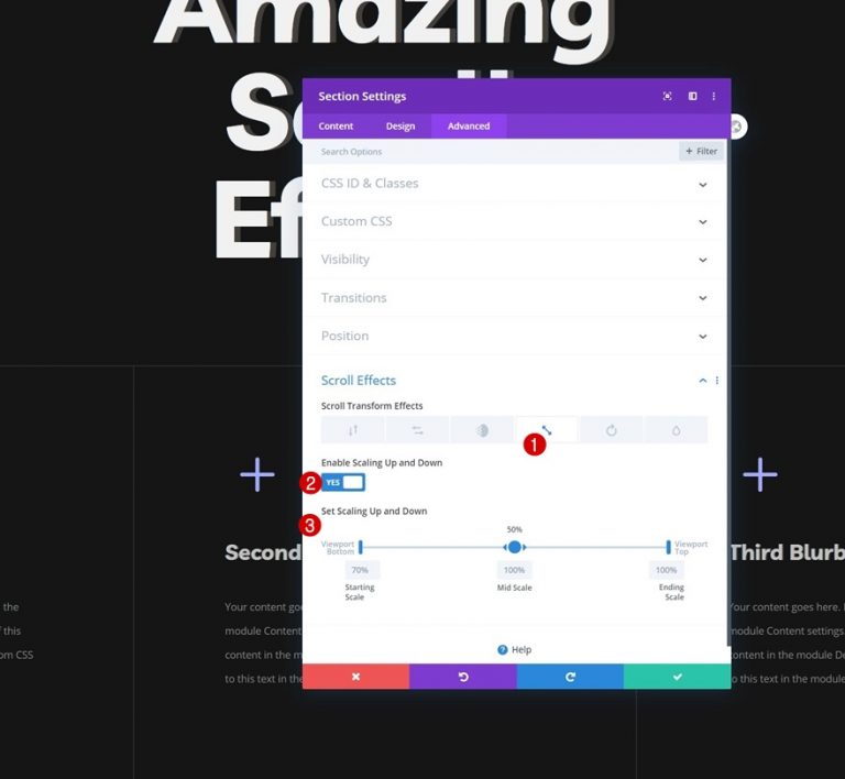 How to Synchronize Expanding Copy on Scroll with Divi