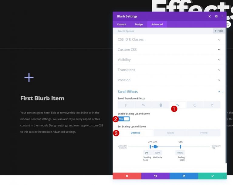 How to Synchronize Expanding Copy on Scroll with Divi