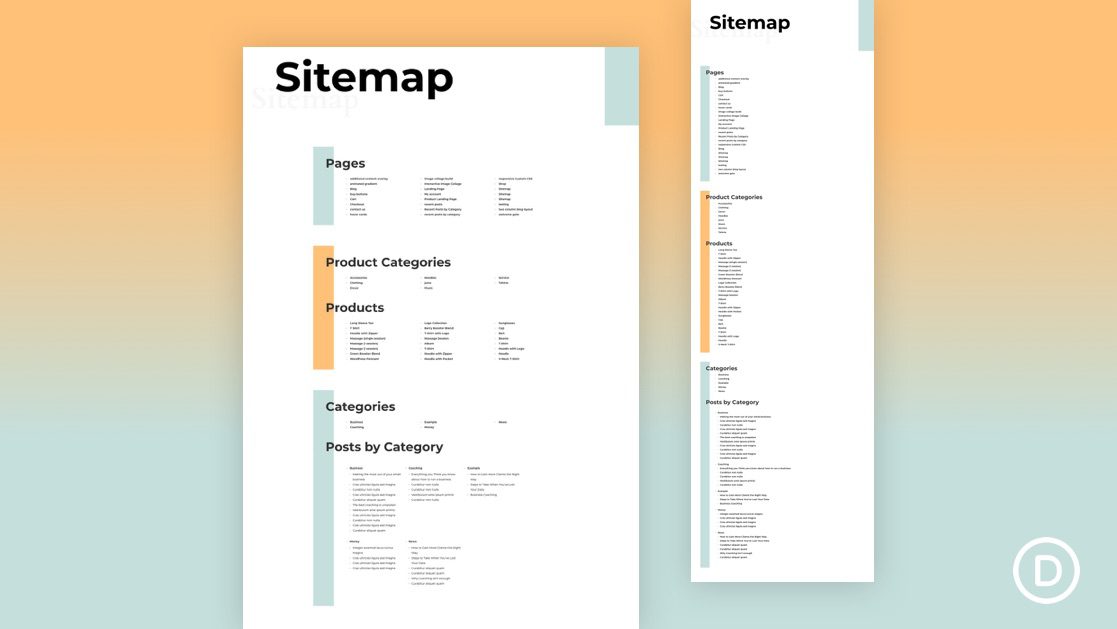 How To Create A Dynamic HTML Sitemap Page In Divi Elegant Themes Blog