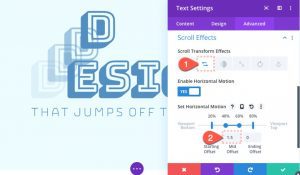 How to Stack and Animate Text using Divi Scroll Effects