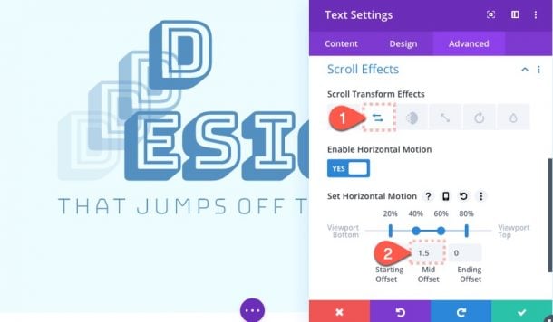 How to Stack and Animate Text using Divi Scroll Effects