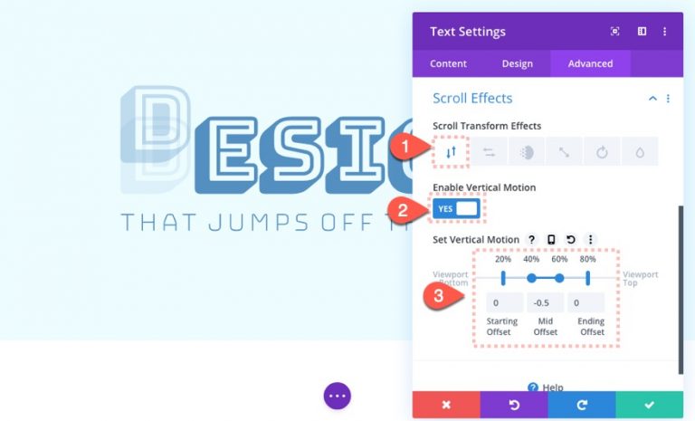 How to Stack and Animate Text using Divi Scroll Effects