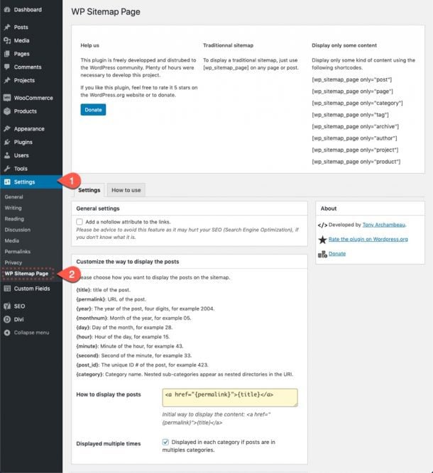 How to Create a Dynamic HTML Sitemap Page in Divi