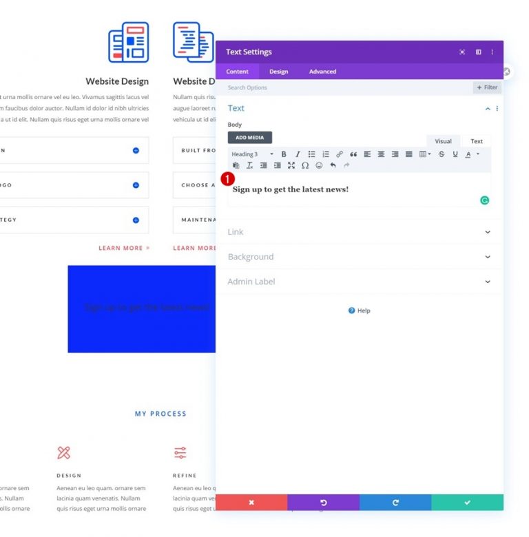 How to Add a Motion Slide-Out Email Optin Box with Divi's Scroll Effects