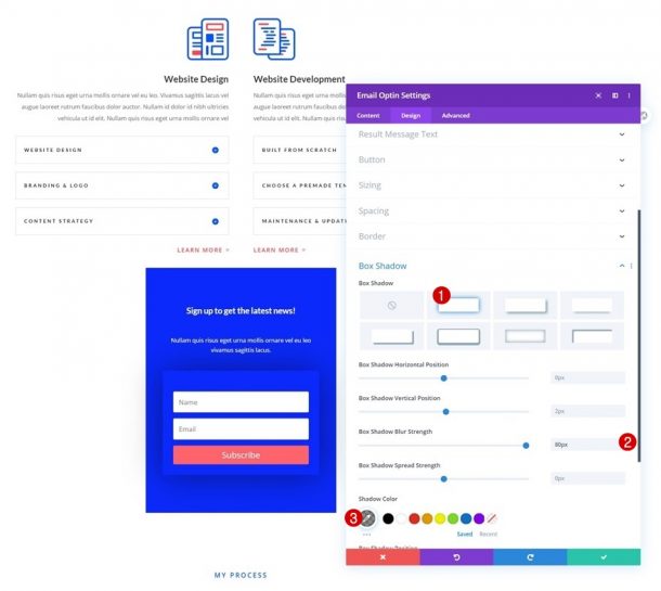 How to Add a Motion Slide-Out Email Optin Box with Divi's Scroll Effects