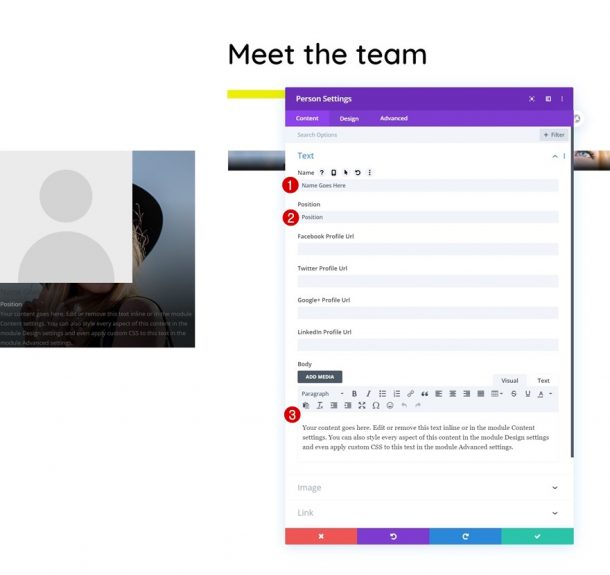Download a FREE Self-Scrolling Team Members Carousel Made with Divi's ...
