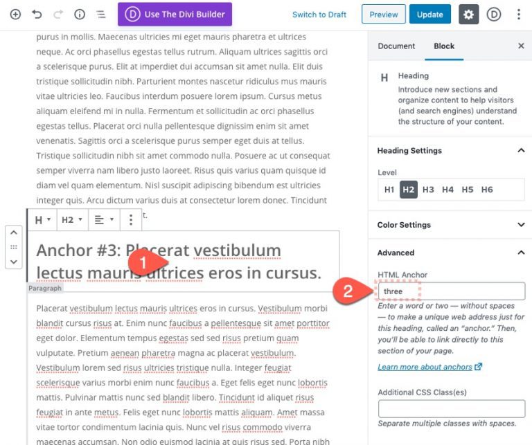 How to Build a Clickable Table of Contents for a Blog Post with the ...