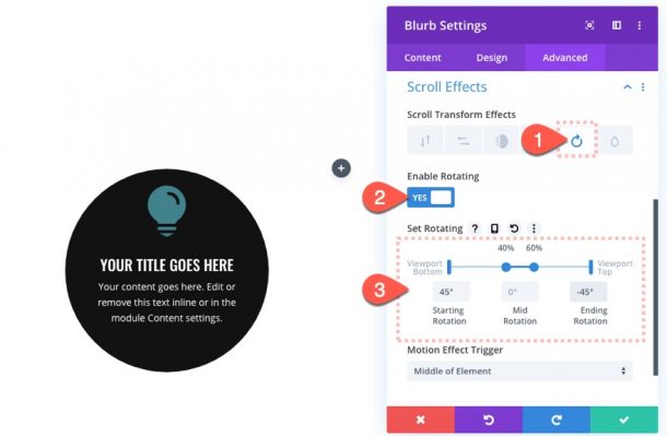 Creative ways to Combine Rotation Scroll Effects with Circular Elements ...