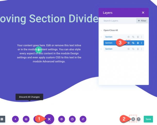 How To Create Section Divider Scroll Effects In Divi